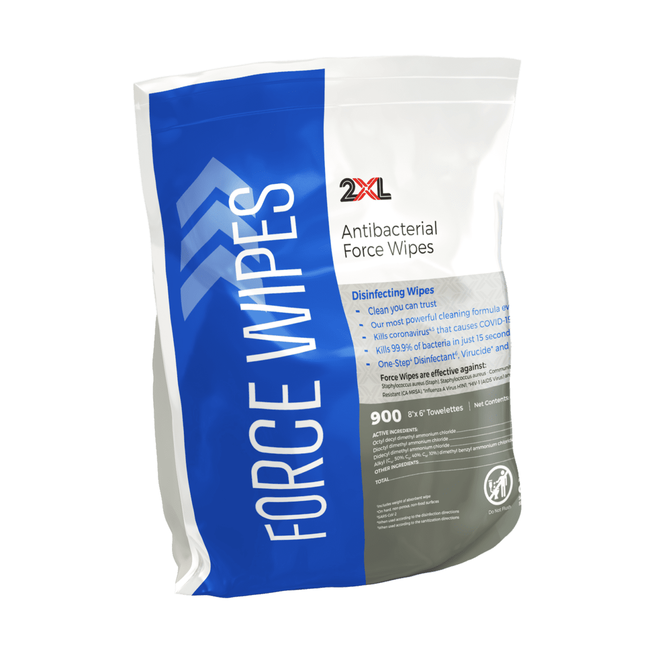 Antibacterial Force Wipes - Antibacterial Wipes | 2XL Corporation