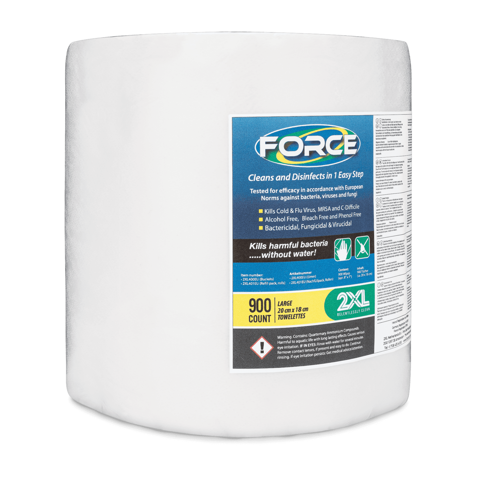 Force Wipes EU | 2XL Corporation