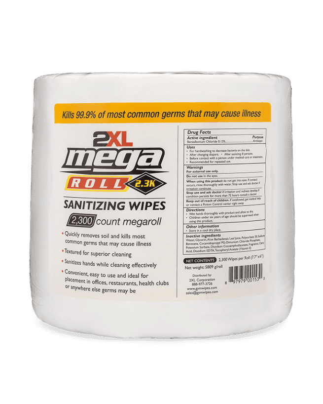 Mega Roll Hand Sanitizing Wipes - 2,300 count | 2XL Corporation
