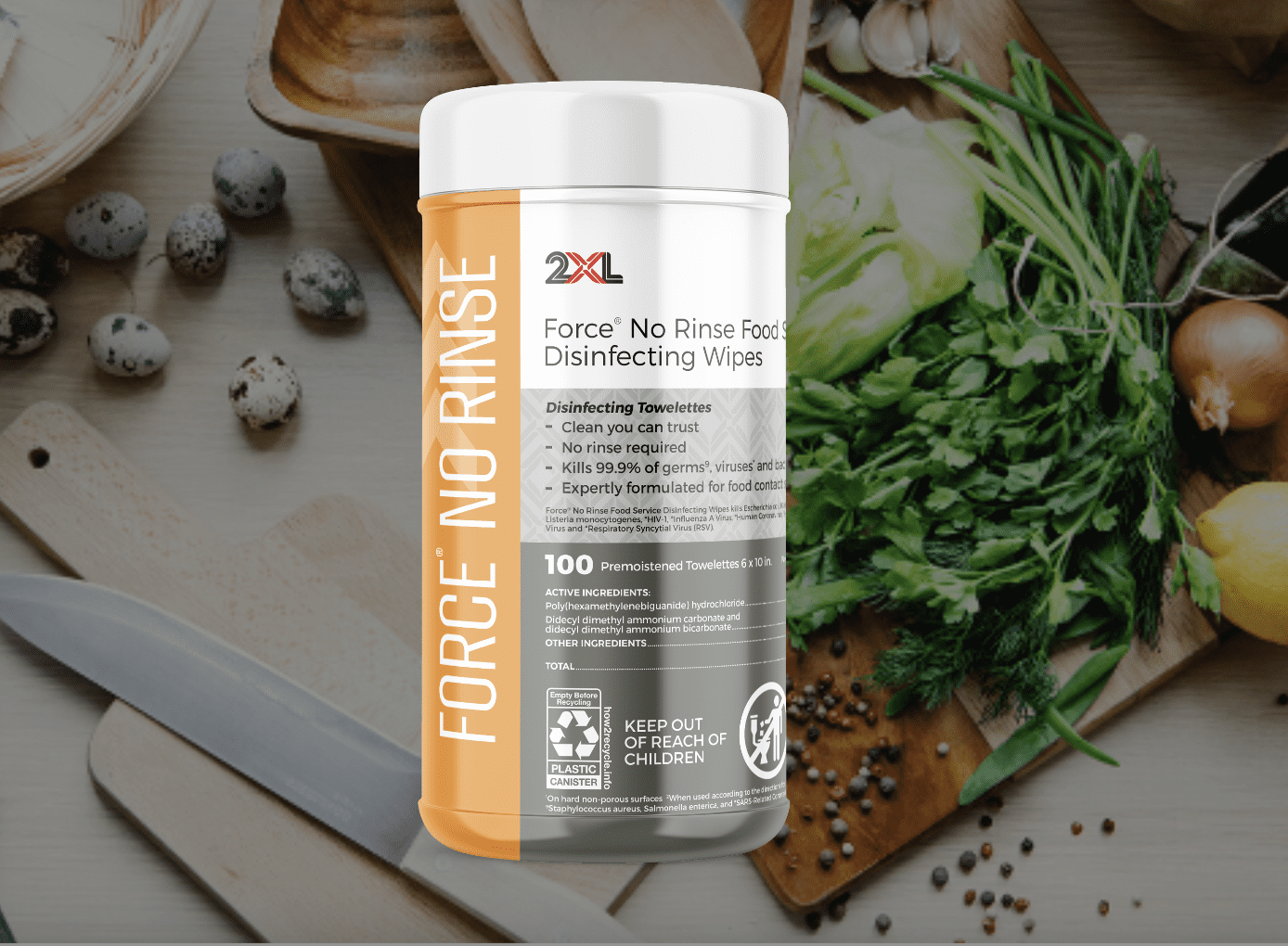 No Rinse Required! New NSF Certified Force® “No Rinse” Food Service ...
